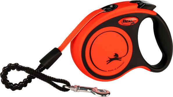 Flexi Retractable Leash Xtreme Tape XS ORANGE 3M 15KG - Pets Home